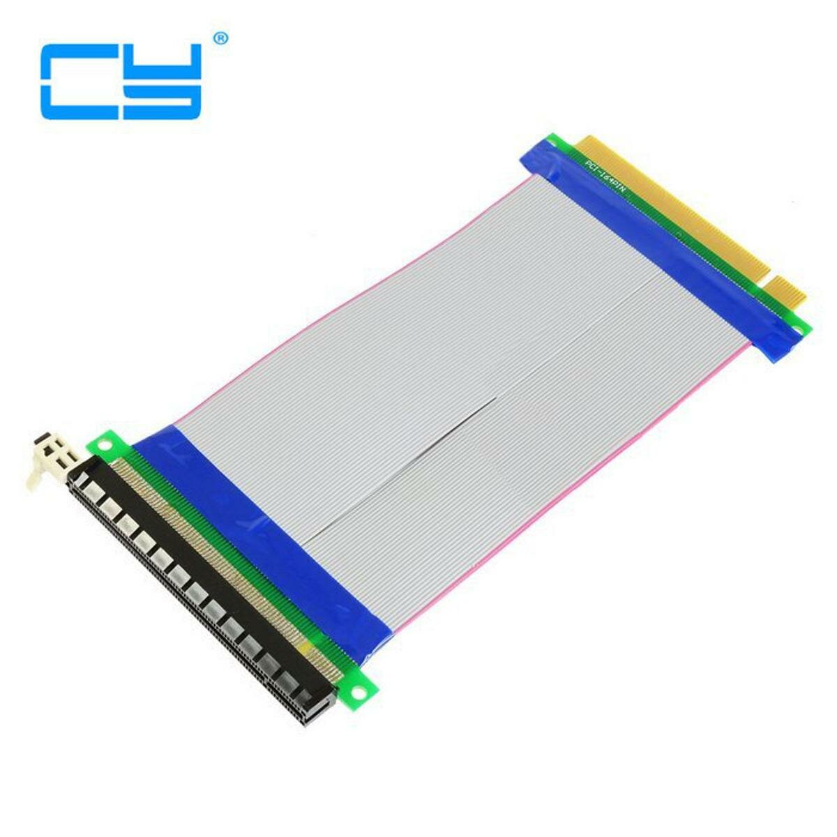 PCI-E 16X to 16X переходник удлинительный кабель PCI E 16 X Pci Express Гибкий переходник 20 см 1X 4X 8X 16X