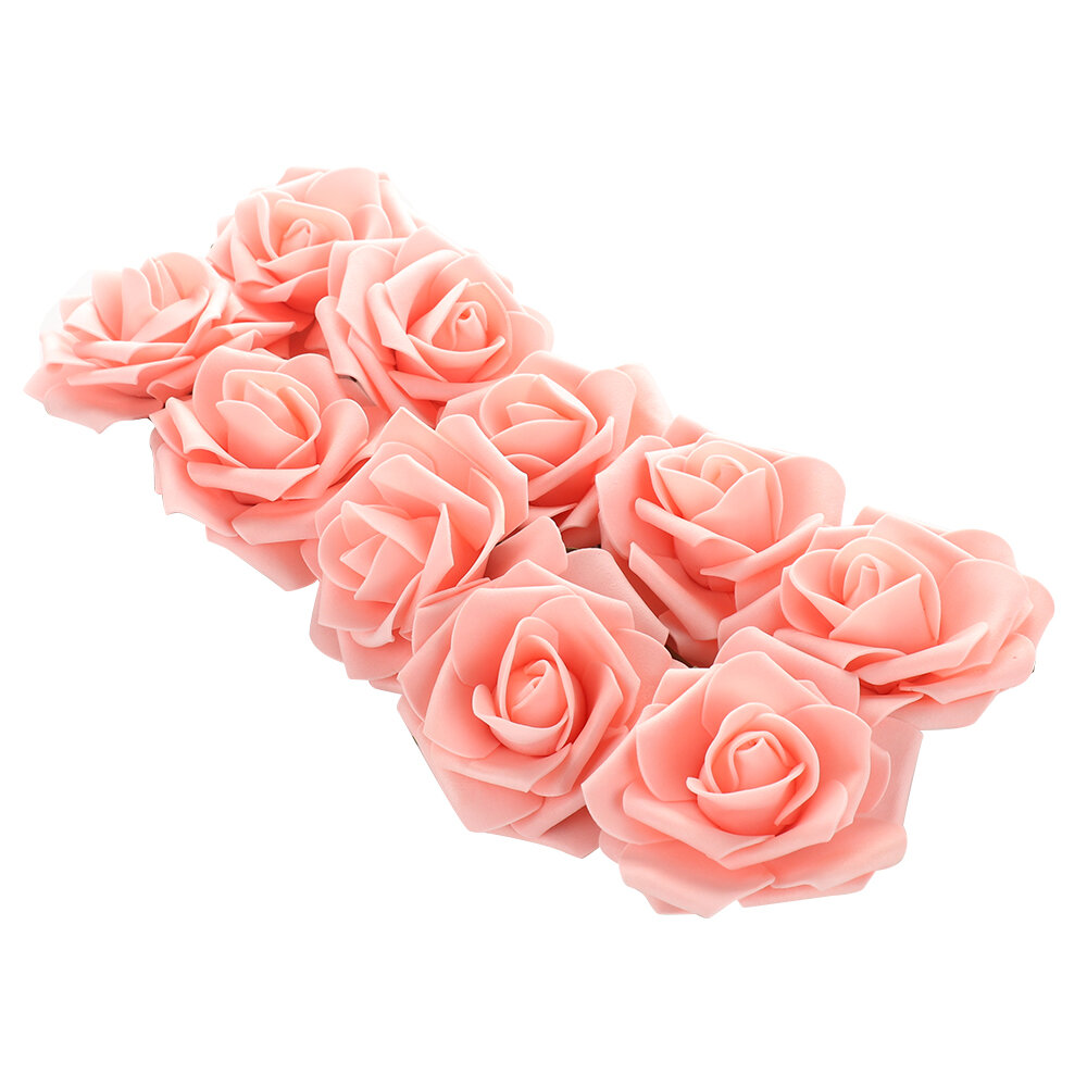 Цветы для украшения свадебного зала, комплект свадебного букета своими руками, упаковка из 10 красочных искусственных цветов, шампанское, идеально подходит для свадьбы, вечеринки, декора мероприятий