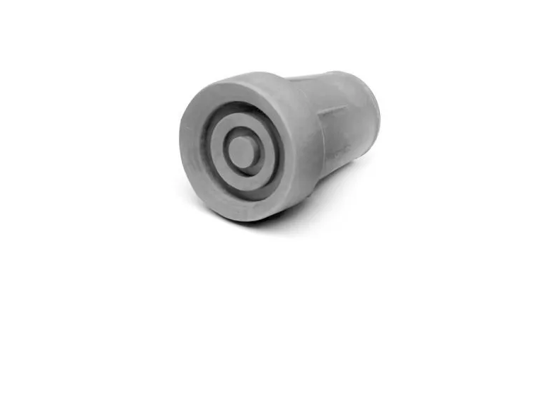 Насадка-наконечник для костыля, подмышечный, серый, внешний диаметр 22 мм