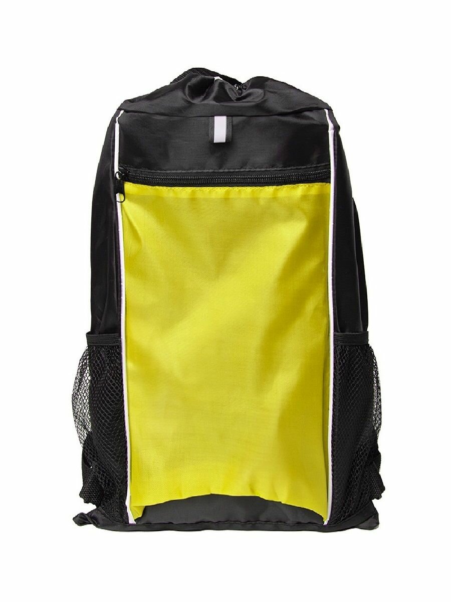 Рюкзак Fab, жёлтый/чёрный, 47 x 27 см, 100% полиэстер