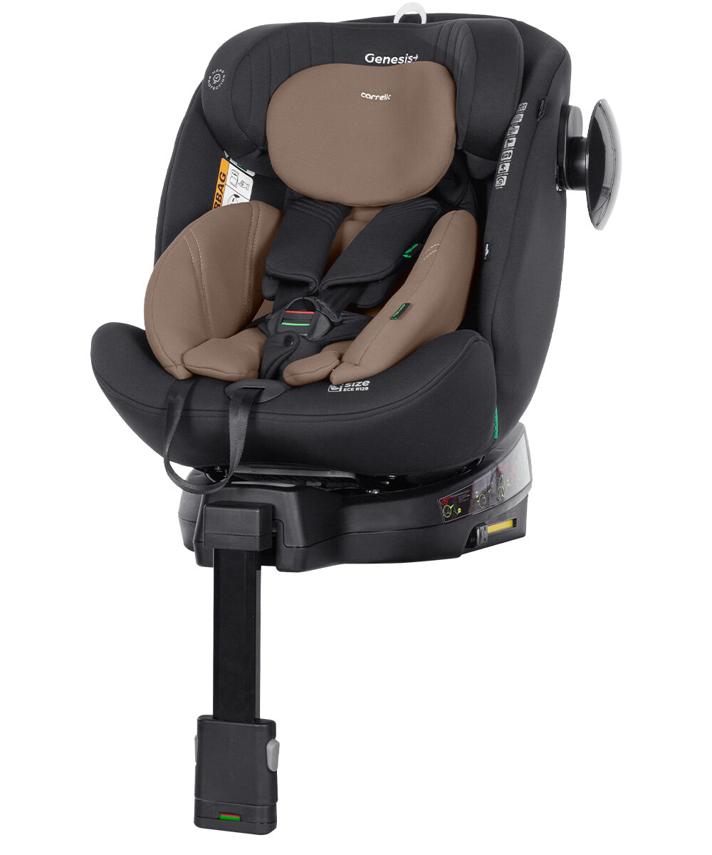 Автокресло Carrello Infinity Genesis, Isofix/Latch, для новорожденных, бежевое