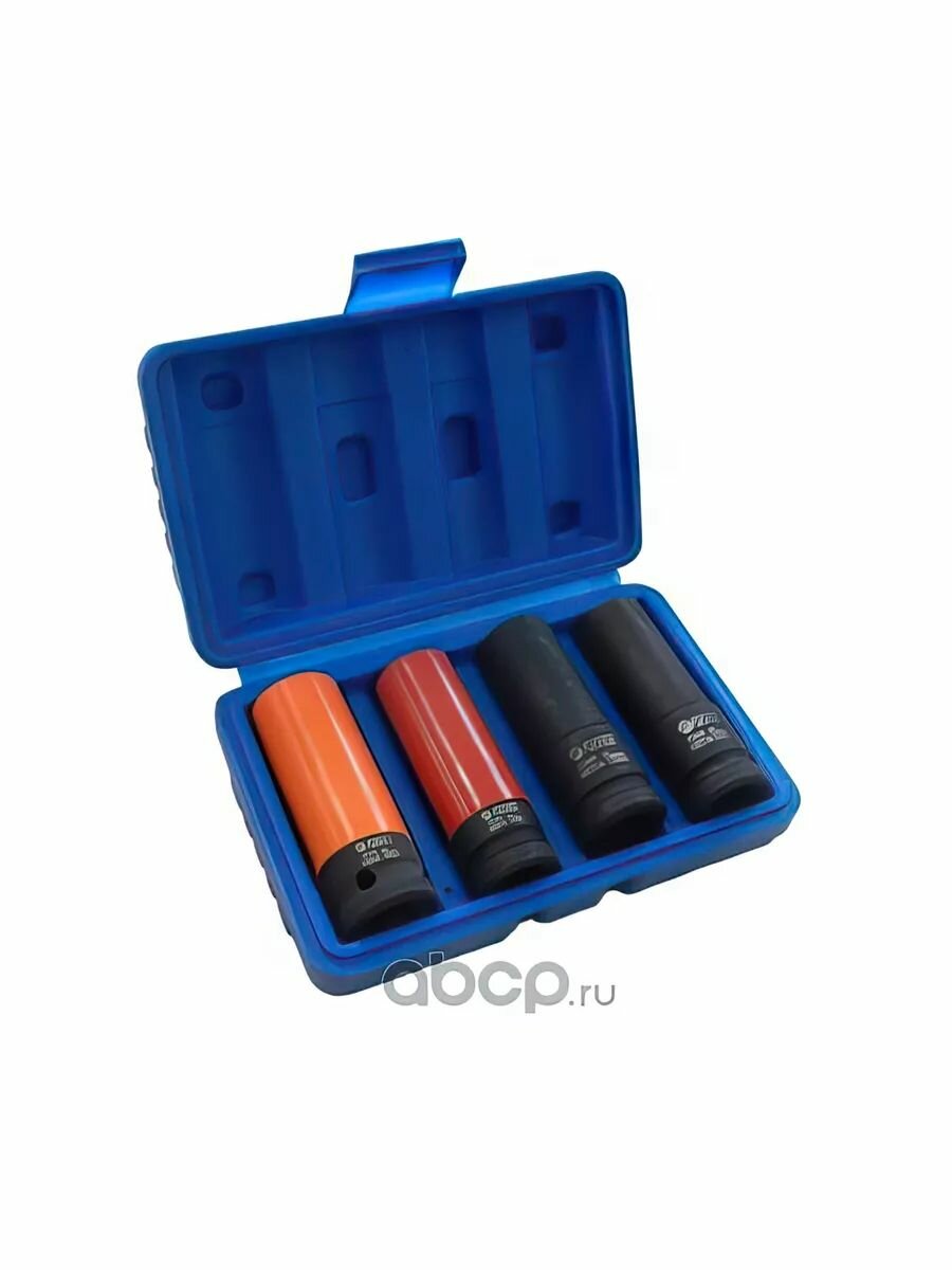 Набор головок ударных тонкостенных 4 пр