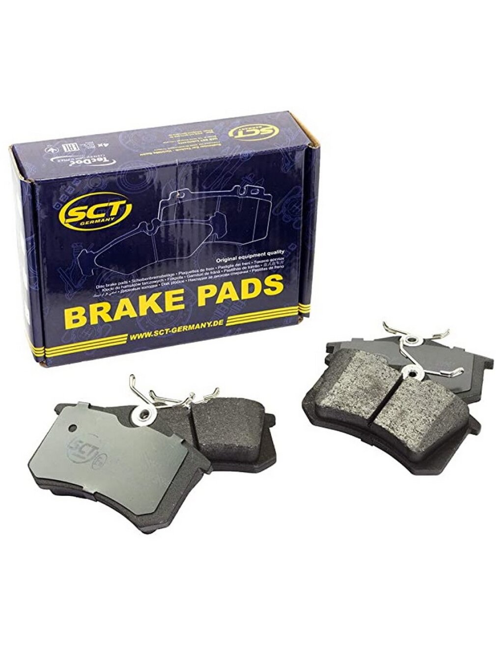 Колодки тормозные дисковые задние SCT Germany SP113