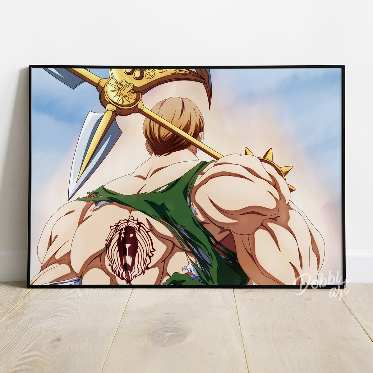 Постер 7 смертных грехов 30х40 см без рамы/ The Seven Deadly Sins/ Аниме, манга/ Постер для интерьера/ Декор на стену/ Постер для дома, офиса/ Плакат интерьерный/ Плакат Аниме/ Эсканор/ Подарок парню/ Подарок девушке/ Картина для интерьера