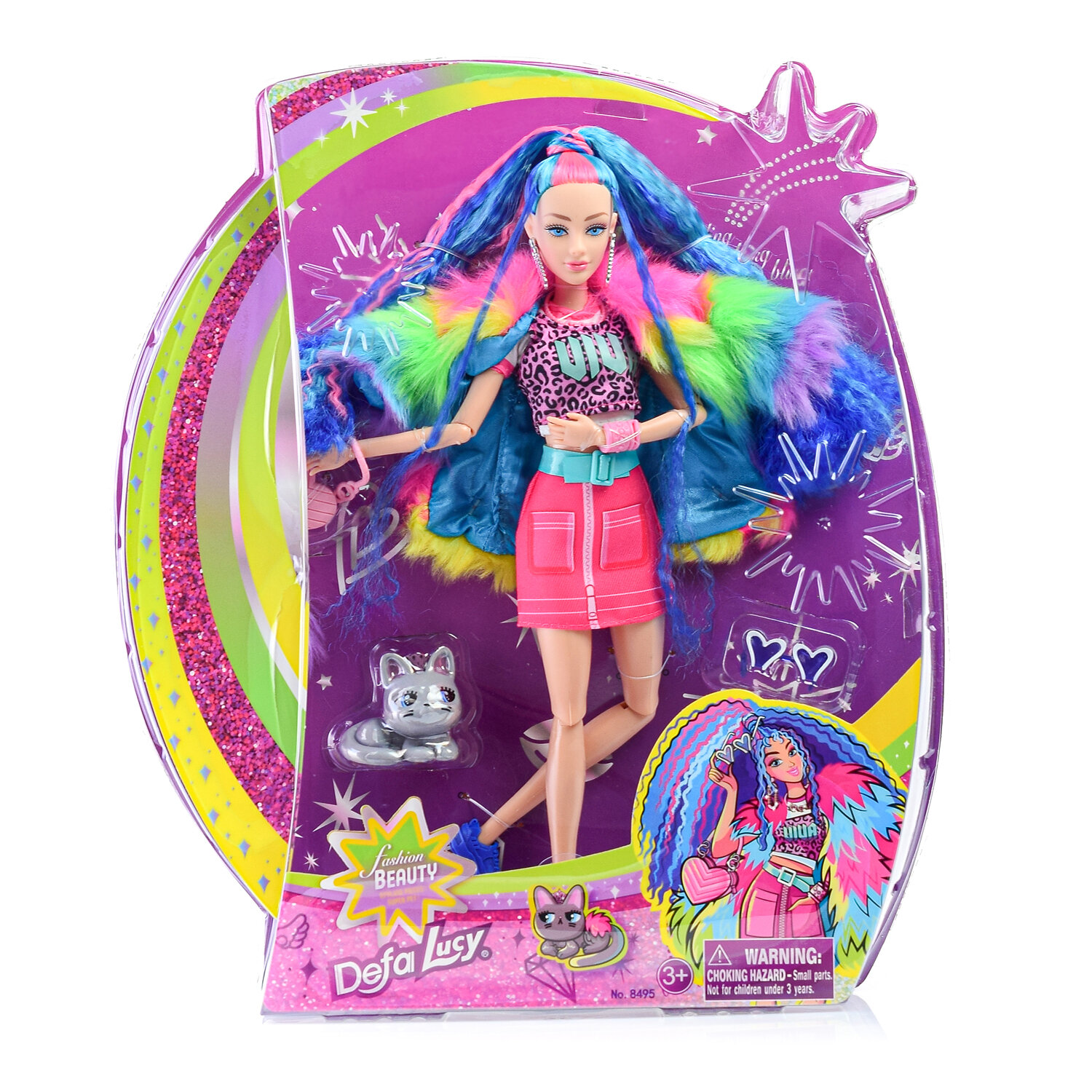 Кукла Defa Lucy "Красотка" 30 см. С питомцем и аксессуарами.