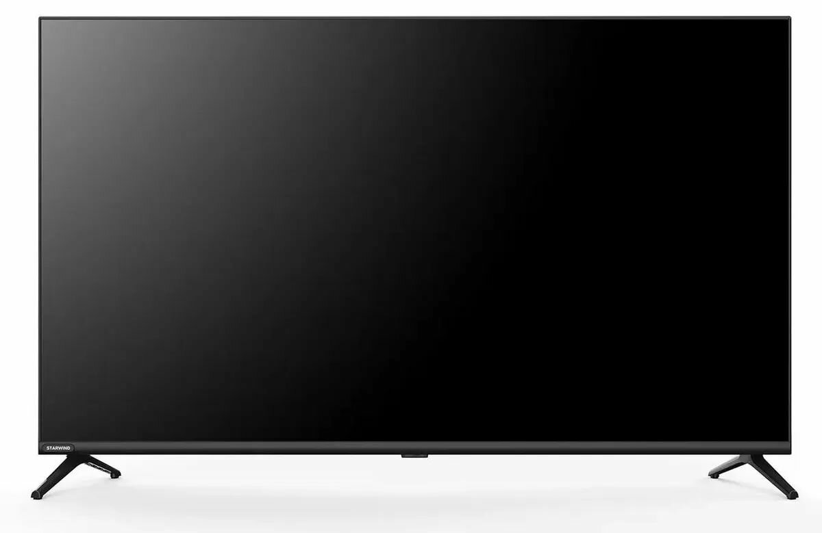 43" Телевизор StarWind SW-LED43UG405 4K Ultra HD, черный, смарт ТВ, YaOS