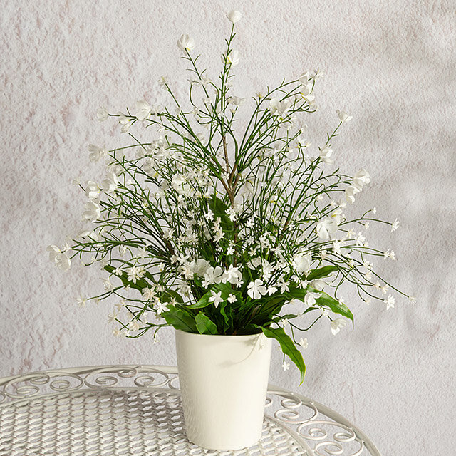 Искусственный цветок в горшке Audrey - Цветущее Королевство 46 см, Summer Deco, 5010081