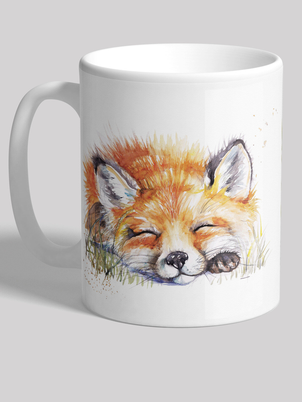 Кружка cooperative.moscow " Лучший друг лиса" (кружка с лисой, домашний любимец, питомец, кружка с животным, подарок с любовью, друг человека, кружка с питомцем) , 330 мл, 1 шт