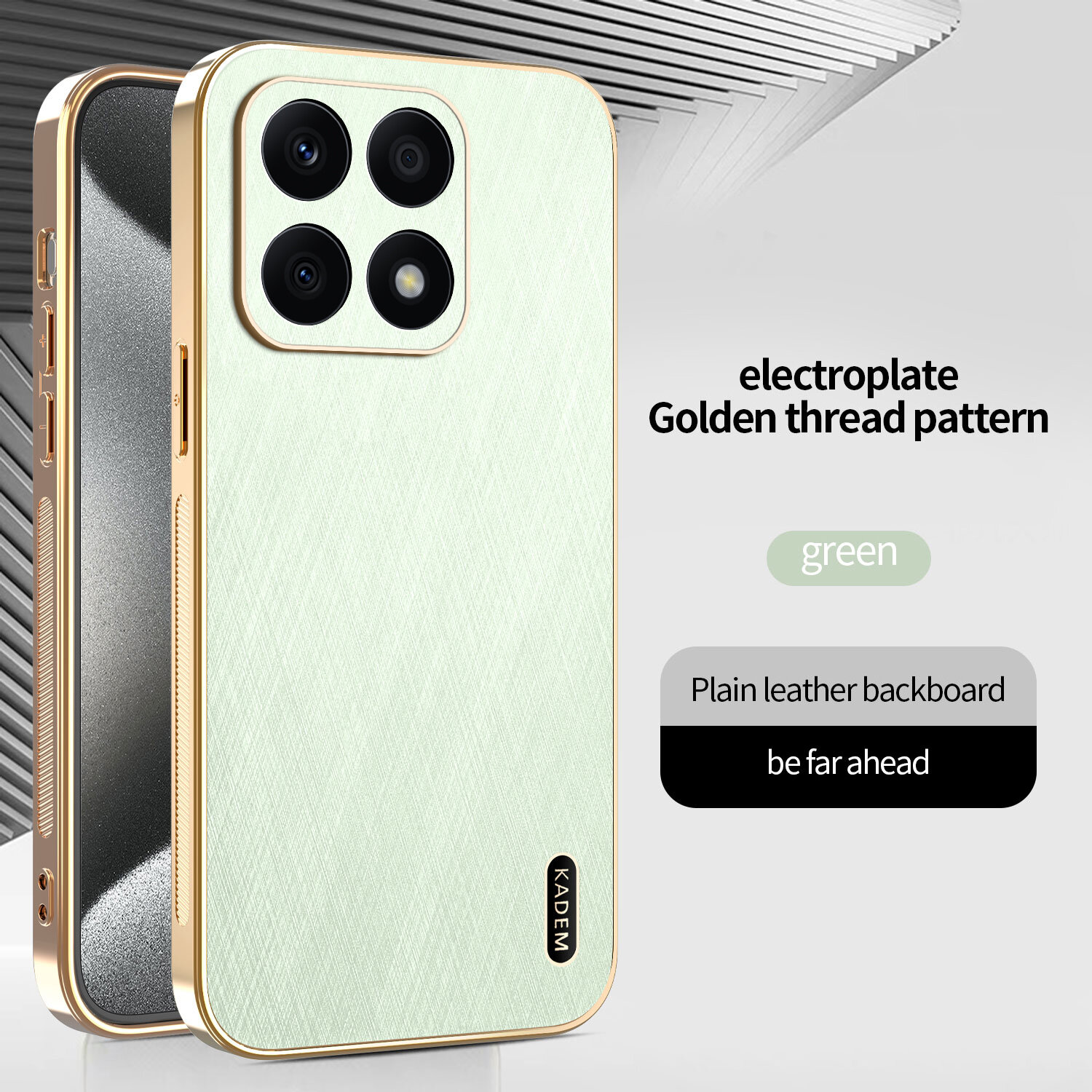 Чехол для Honor X8C, глянцевая поверхность, пластик, защита камеры, ударопрочный, Honor, Honor X8C, чехол-кардиомонитор, green, KDSdiandutiepi Honor X8C