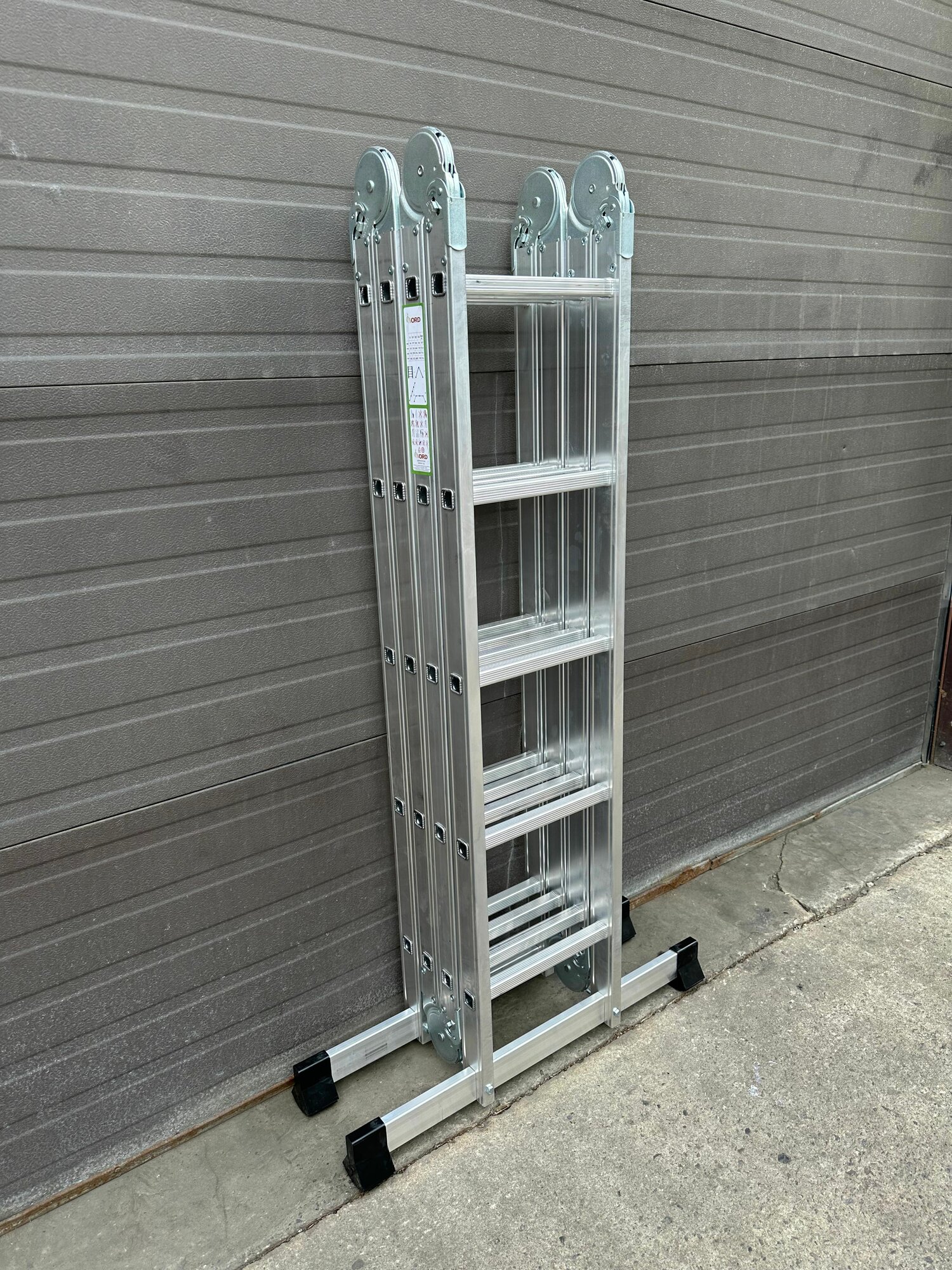 Лестница трансформер шарнирная Nord NTL 4х5 (общая длина 5,76м) 4055