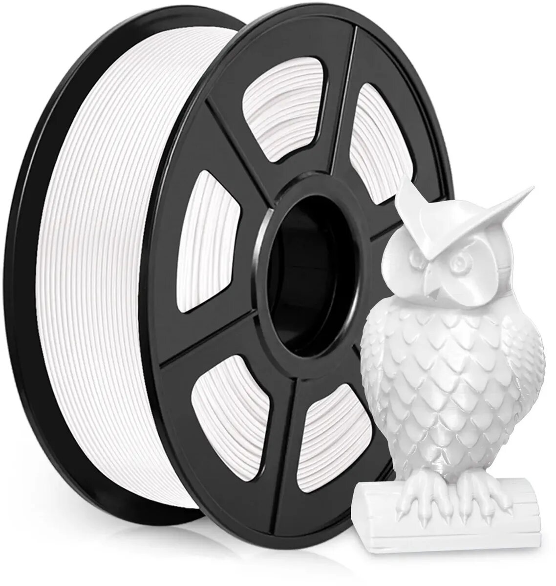 Пластик Cactus CS-3D-ABS-1KG-WHITE ABS/1.75мм/1кг/386м/белый