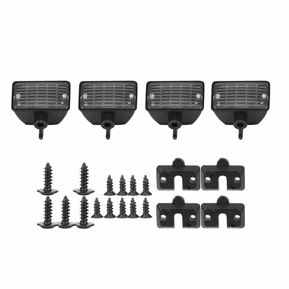 Крышка светодиодной подсветки для модели гусеничного трактора HSP REDCAT AXAIL scx10 Scale RC (квадратная)