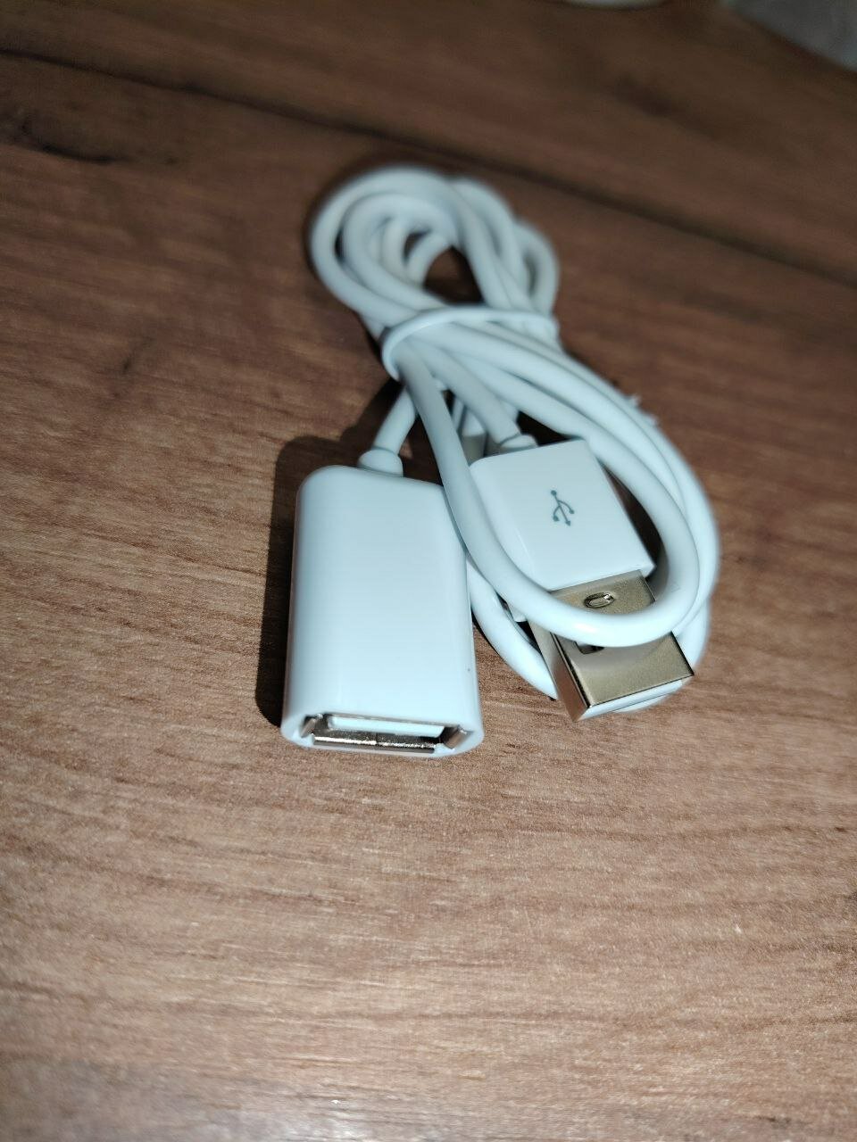 1 м Белый ПВХ Металл USB 2.0 Мужской к Женский удлинительный кабель-адаптер Шнур 1 м Кабели для передачи данных