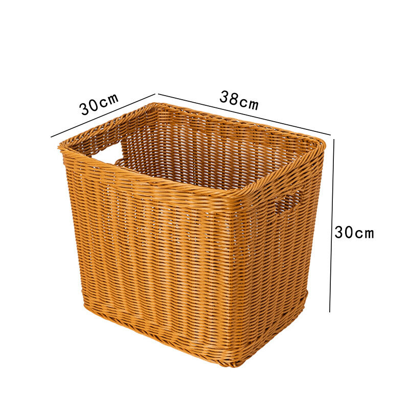 Используется для хранения игрушек, Корзина для белья, Искусственный ротанг, 30x38x30cm