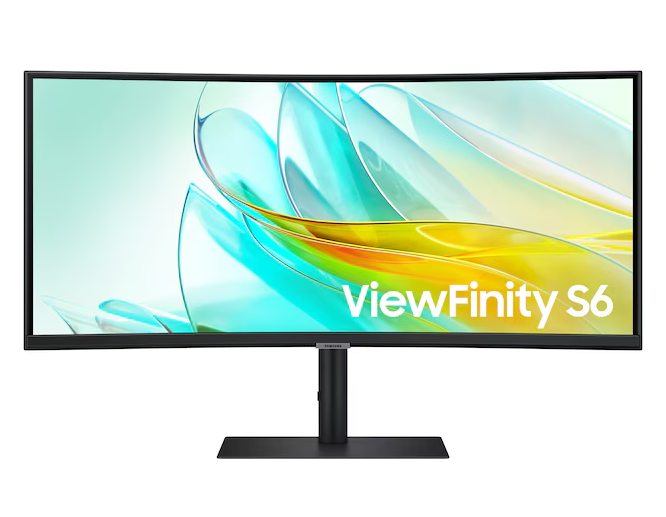 Монитор Samsung 34" S34C650UAI 1000R, 21:9, VA, 4K, 5ms, 350cd, 100Hz, HDMI, DP, USB, USB-C, LAN, HAS