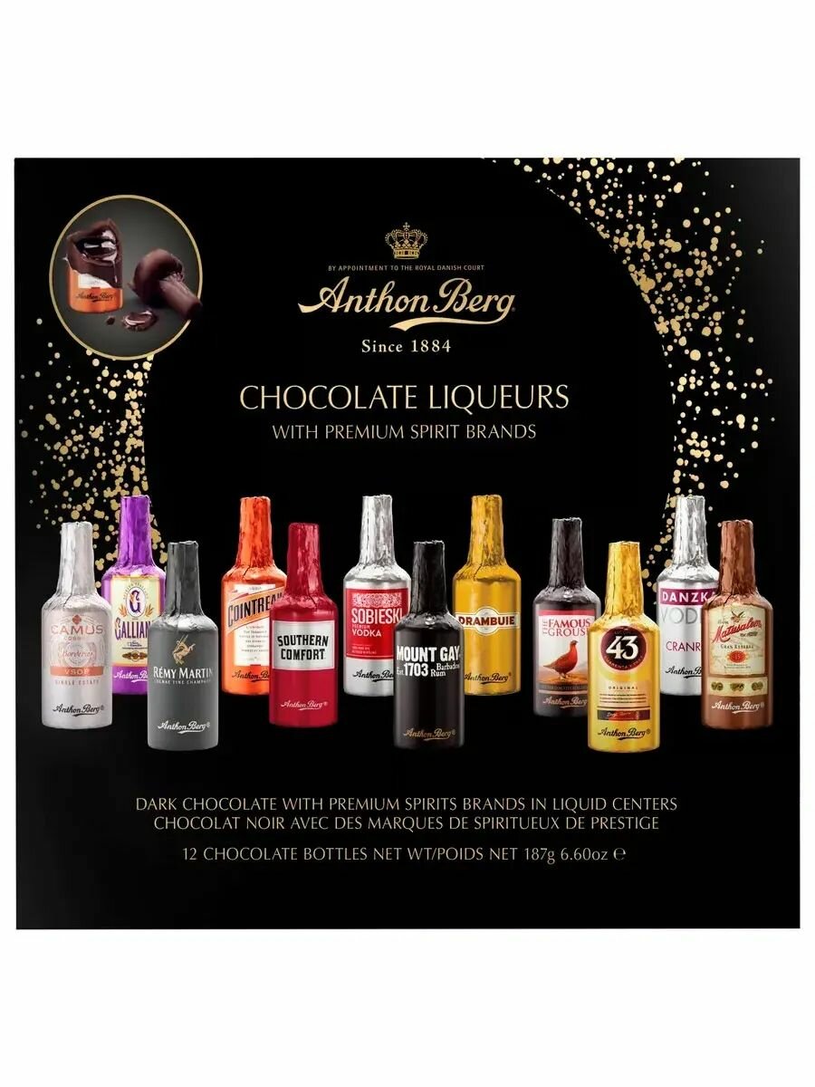 Anthon Berg Chocolate Liqueurs 187 г