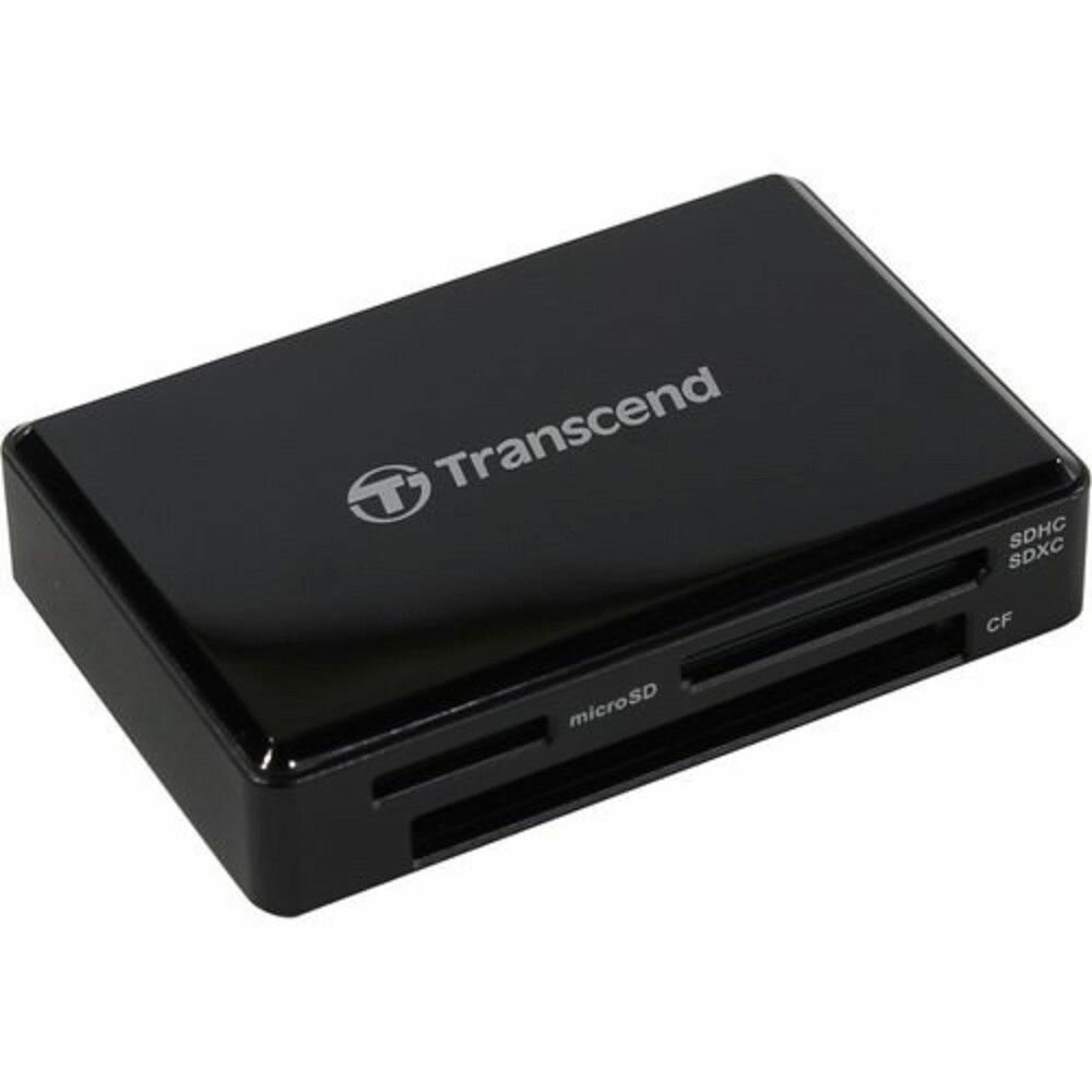 Transcend Внешний картридер Считыватель карты памяти USB 3.0 All - in - 1 Multi Card Reader, Black TS - RDF8K2