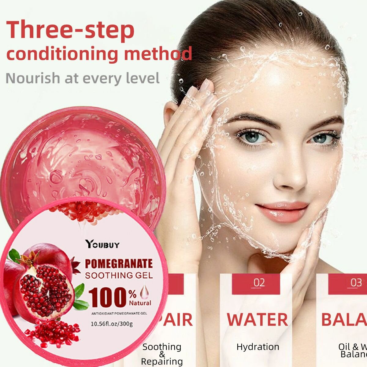 300G Увлажняющий гель алоэ вера, увлажняющий лосьон, очищающий гель, восстанавливающий крем после загара, оптовая продажа через границу