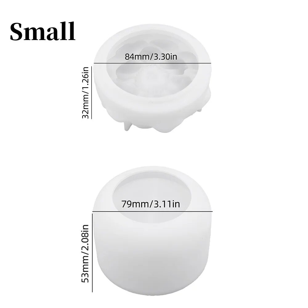 Силиконовая форма для свечей цветок 1 шт. Small