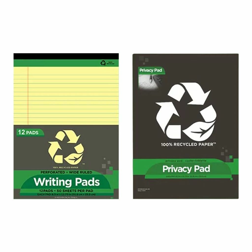 Бумага для съемки с отрывными листами в горизонтальную линию формата А4 в американском стиле - желтая сетка формата А4 в упаковке из 6 конвертов.