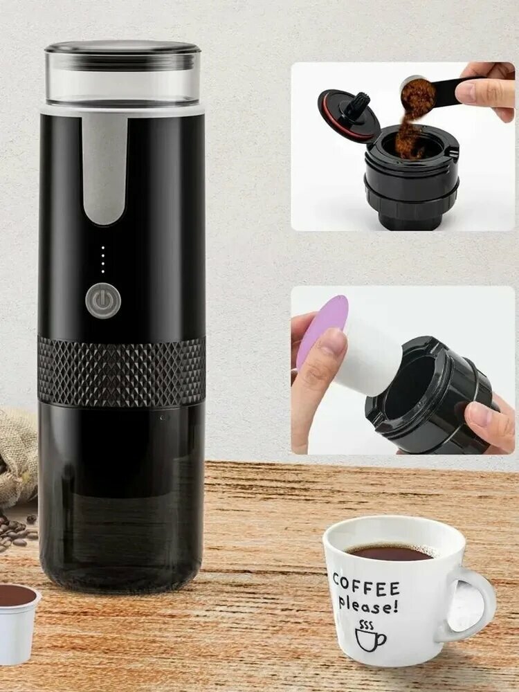 Кофеварка комбинированная CM-1988, черный