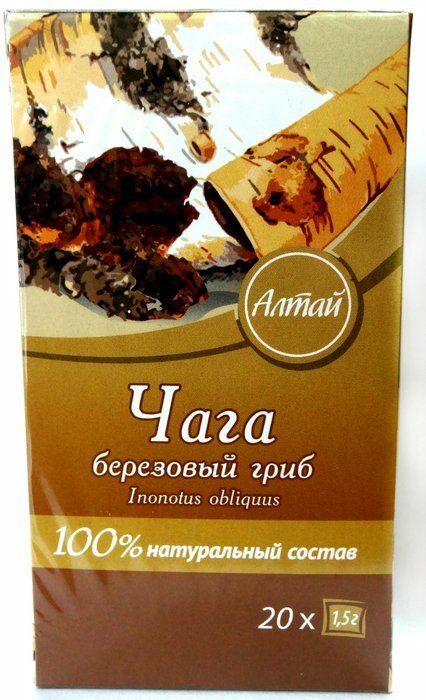 Фиточай Fito-Алтай чага-берёзовый гриб кима, 20 пакетиков