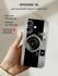Чехол на Apple iPhone 16 / Айфон 16 с принтом "Ретро камера"