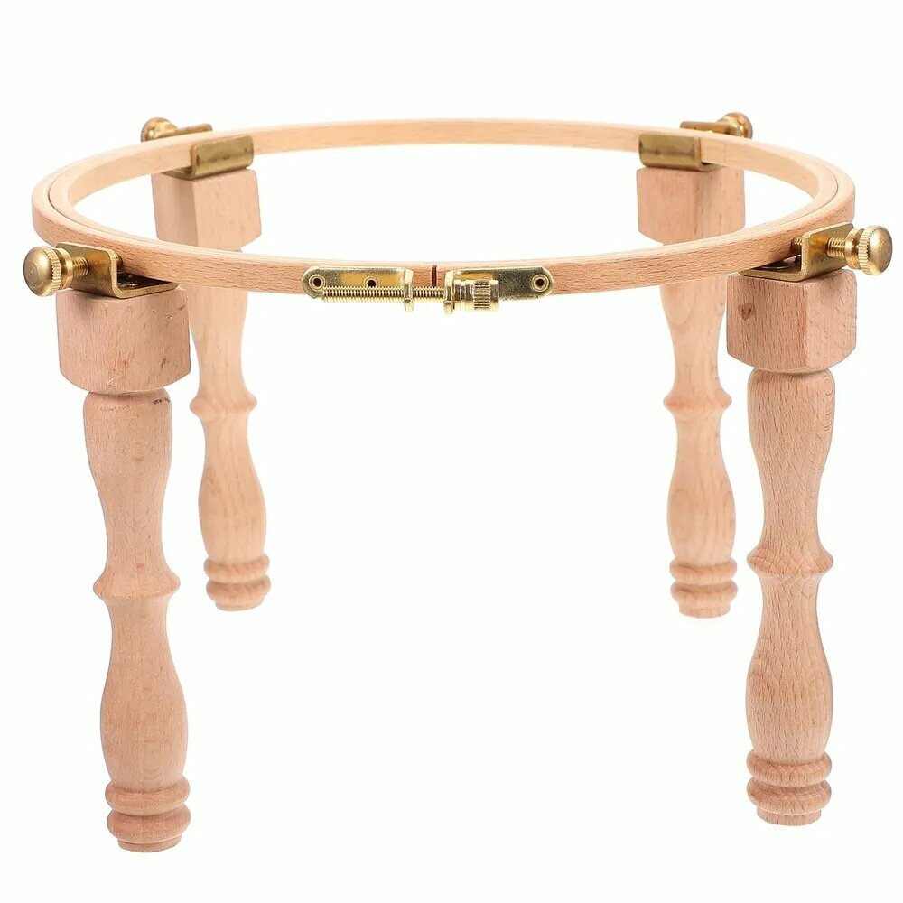 Вышивальная Подставка Из Дерева, Простой Монтаж, Регулировка Высоты, 1 Комплект