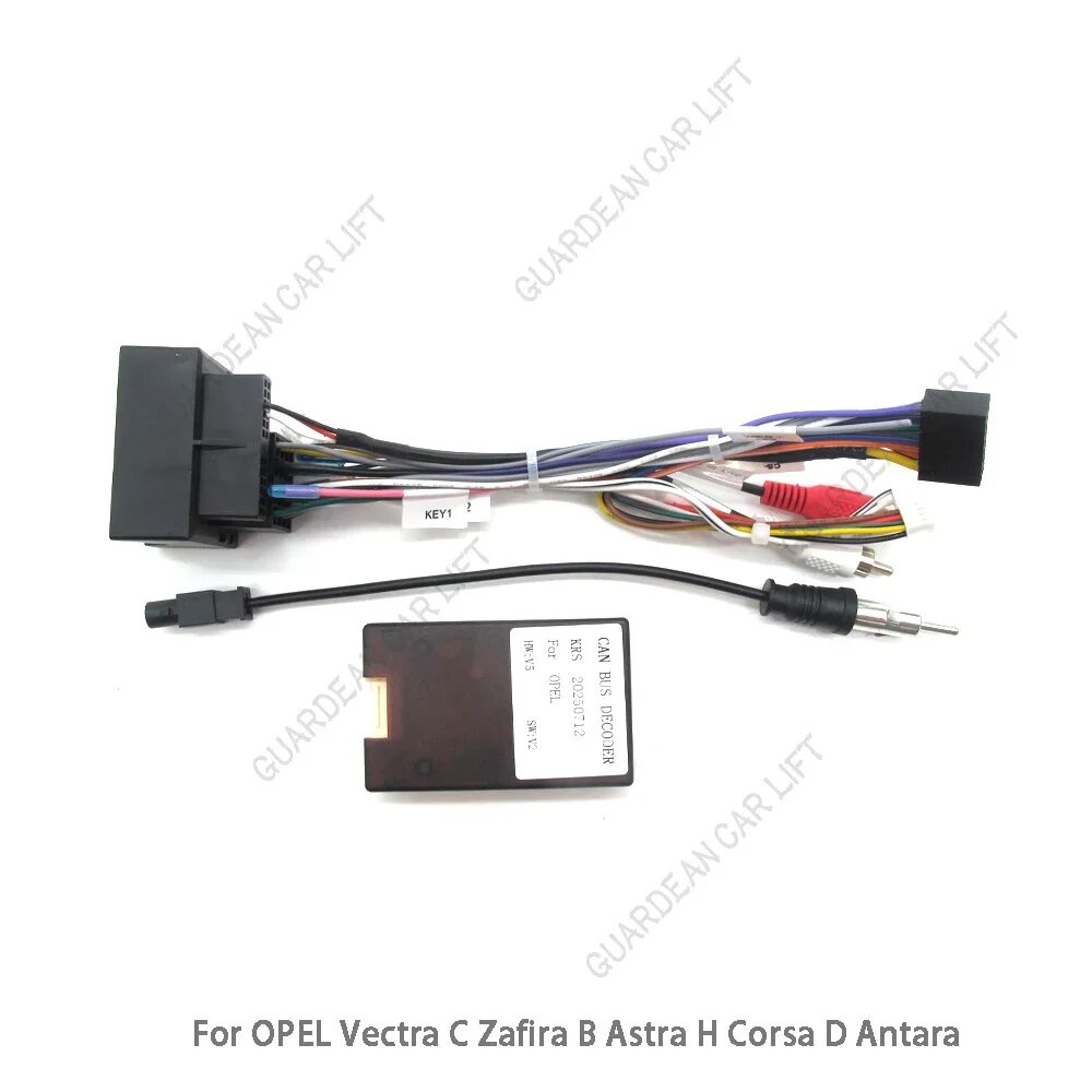 16-контактный автомобильный жгут проводов для OPEL Vectra C Zafira B Astra H Corsa D Antara luzhen адаптер Canbus Box декодер Android радиокабель With canbus