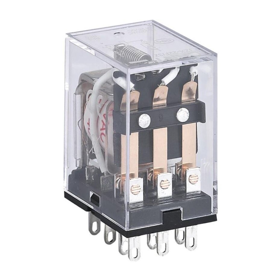 Реле промежуточное CHINT JZX-22F(D) 3 конт. с инд. LED 5А 220В AC