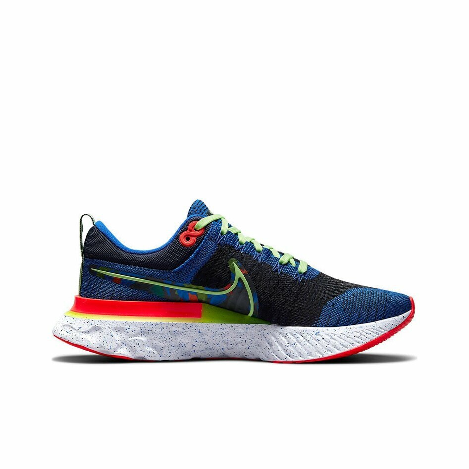 Кроссовки NIKE React Infinity Run Flyknit 2, размер EU 46 стопа (30CM), синий — фото 1