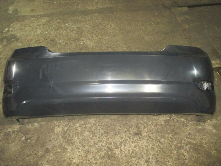 Бампер задний Хендай Солярис Седан 866114L000, 866111R000 до 2014 г без парктроников, - TYG