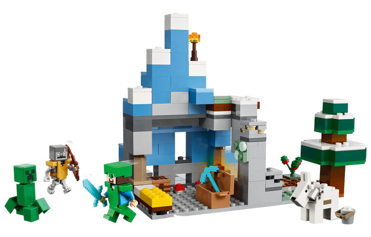 LEGO Ice Capped Peaks Building Blocks 304pcs 21243 null