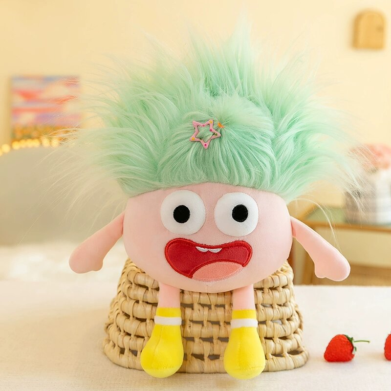 Дофамин выпуклая сумасшедшая малыш ins уродливая прическа своими руками комфортная кукла плюшевая игрушка кукла