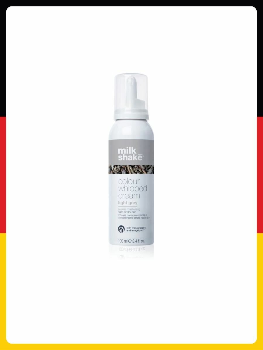 Средство тонирующее Milk Shake Colour Whipped Cream tinting foam for all hair types Light gray, 100 мл