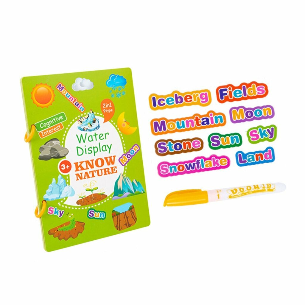 Раскрашивание акварелирующей игрушки с водой раскраски и ручки для детей