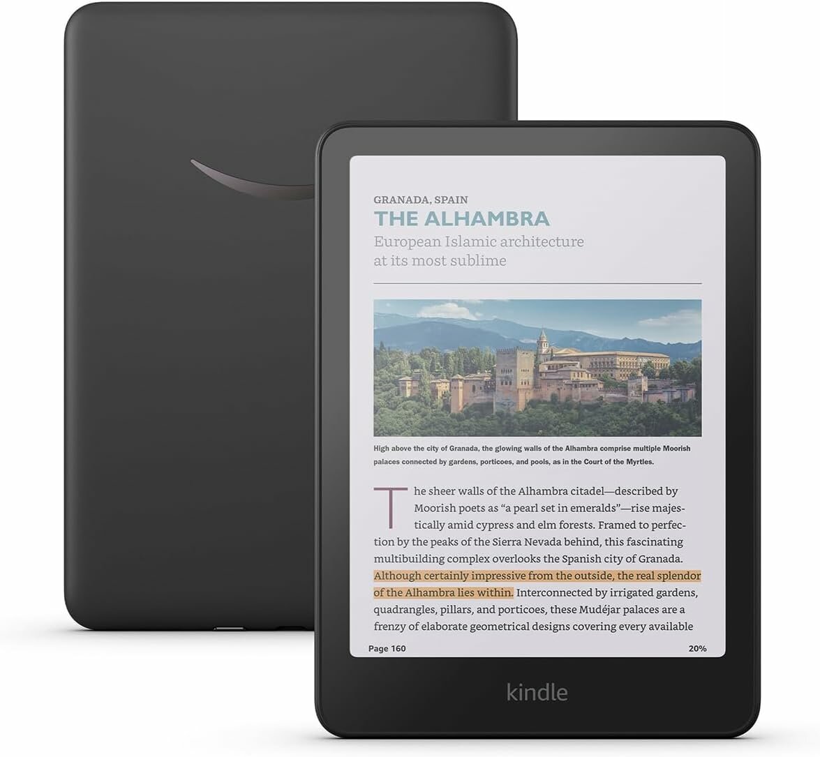 7"Электронная книга New Amazon Kindle Colorsoft 2025 16 Gb, черный