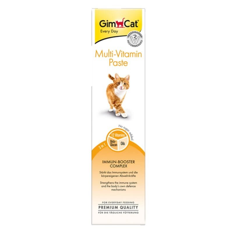 Паста для кошек Gim Cat Multi-Vitamin c комплексом незаменимых полиненасыщенных к-т 200 г