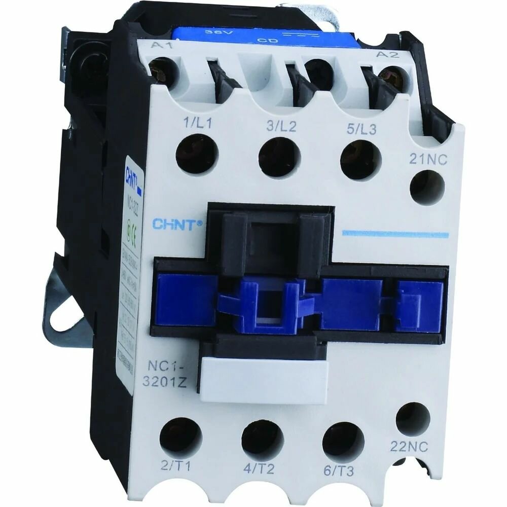 Контактор CHINT NC1-3210Z 32А, катушка 24В DC, 1НО (R) 222130