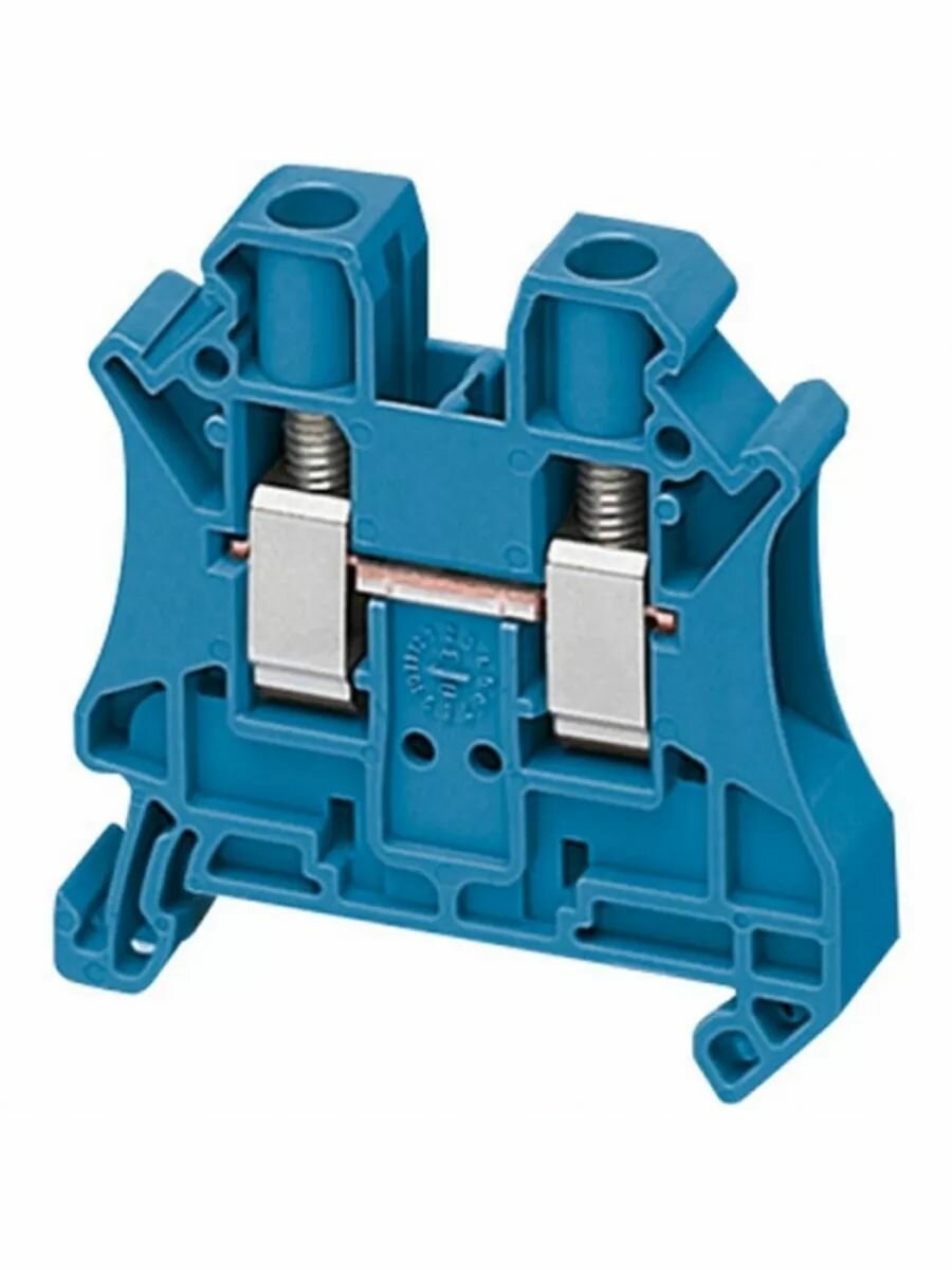 Клеммник винтовой проходной 6мм. кв 2 точки подключения NSYTRV62BL Schneider Electric