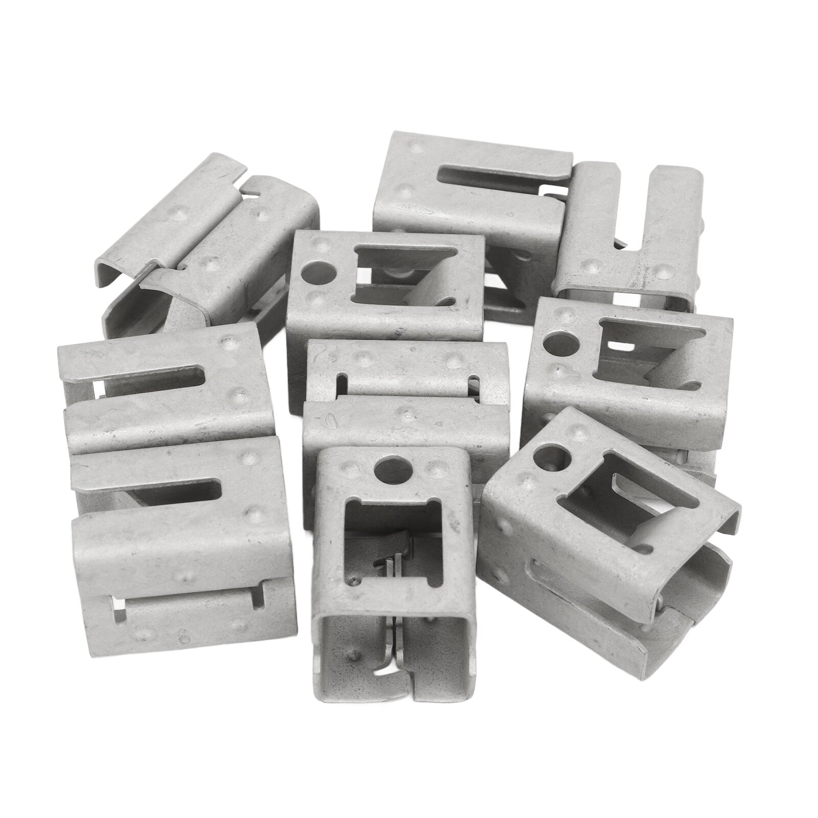 10 шт. кронштейнов для крепления солнечных панелей, быстросъемные, из пружинной стали, для электропитания.