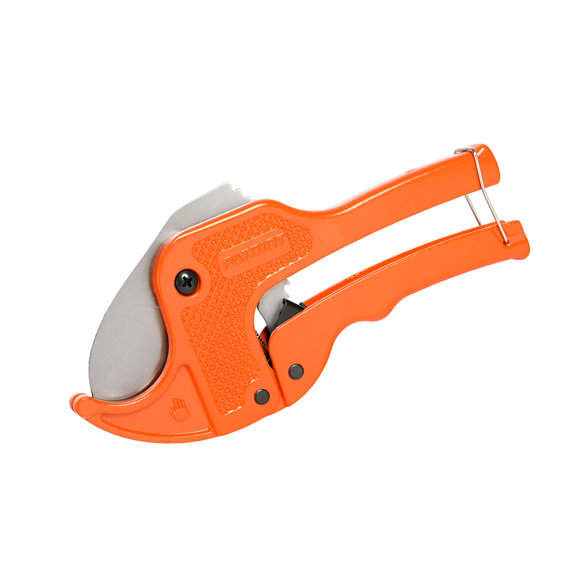 Ножницы PATRIOT PPC-142 для резки ПВХ труб, стальное лезвие, оранжевый