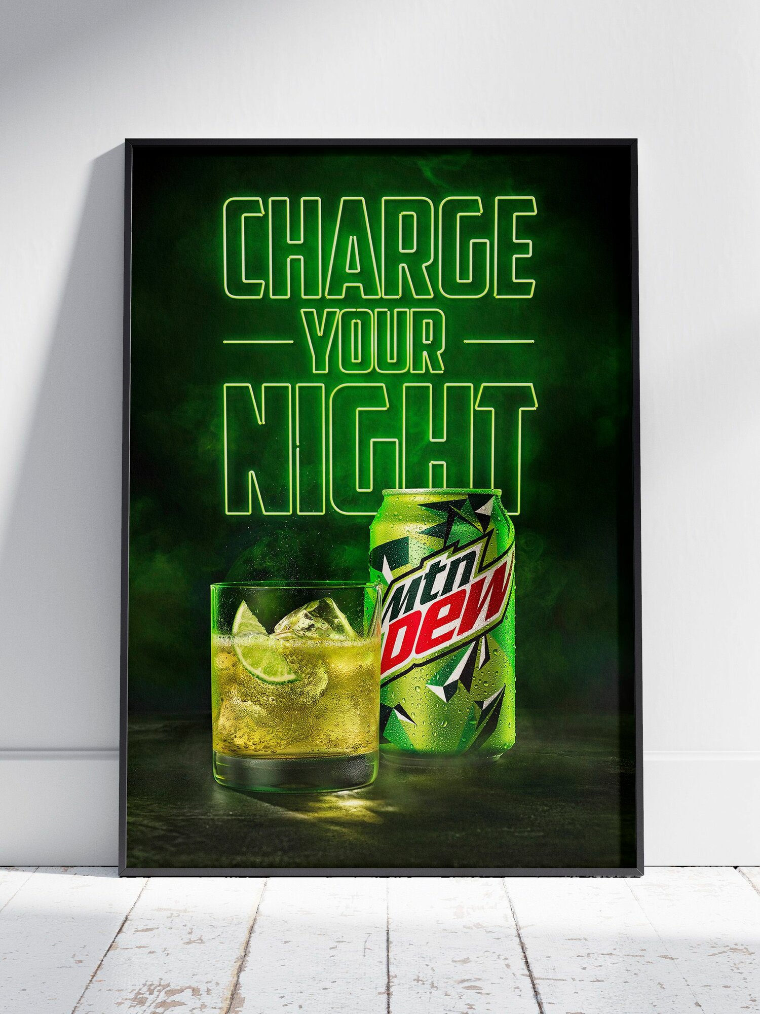 Плакат на стену для интерьера Бренды (Маунтин Дью - Mountain Dew 2) - Постер по моде и одежде формата A4 (21x30 см)