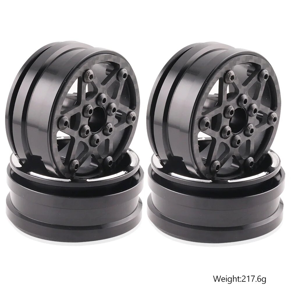 Диски Beadlock 1.9" RC Axial SCX10 TRX4 Capra, Цвет: D
