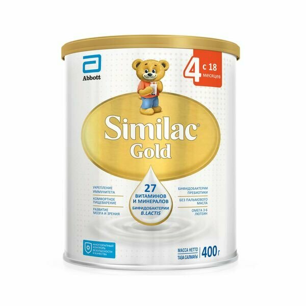 Напиток сухой молочный детское молочко от 18 мес. Gold 4 Similac/Симилак банка 400г