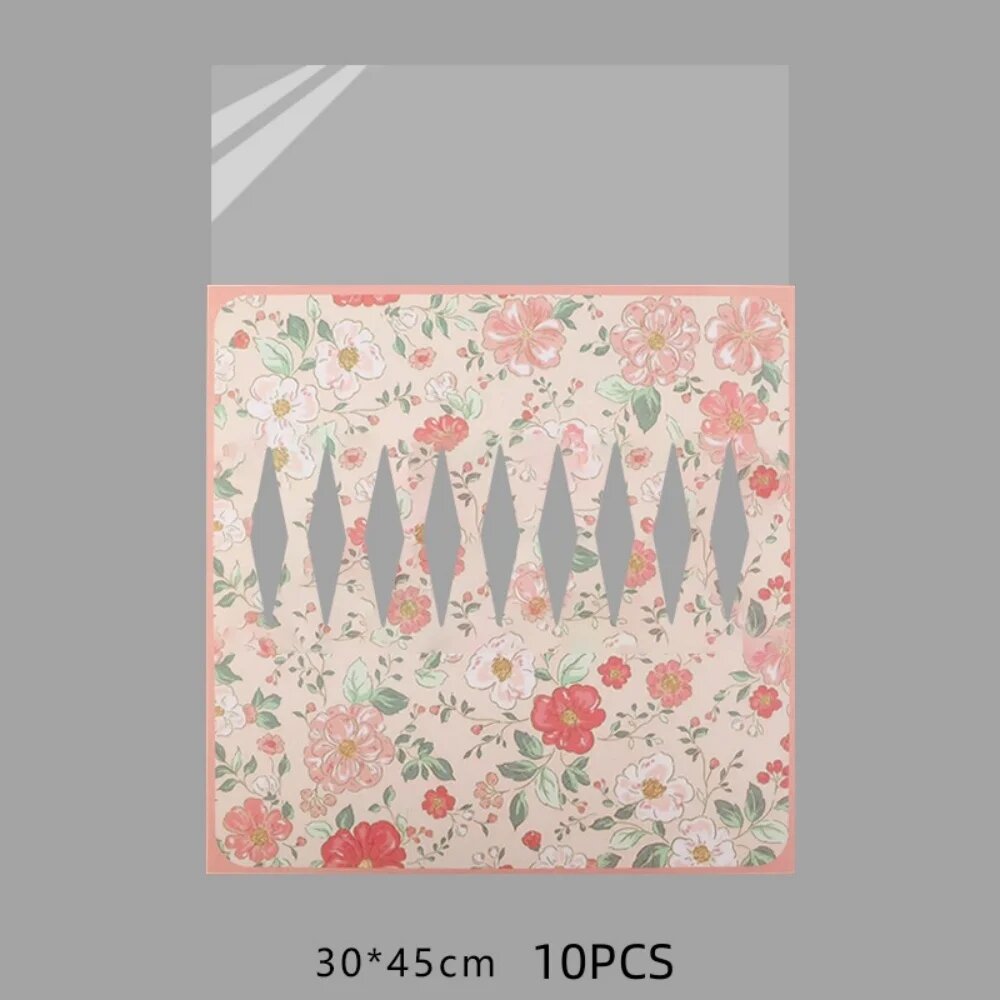 Прозрачный акриловый чехол для роз, 10 шт. Розовый, Pink 3