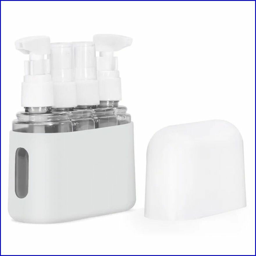 Многоразовые дорожные бутылочки для косметики, герметичные контейнеры с защитой от протекания, прочный компактный набор для путешествий и дома, легкий органайзер с крышками