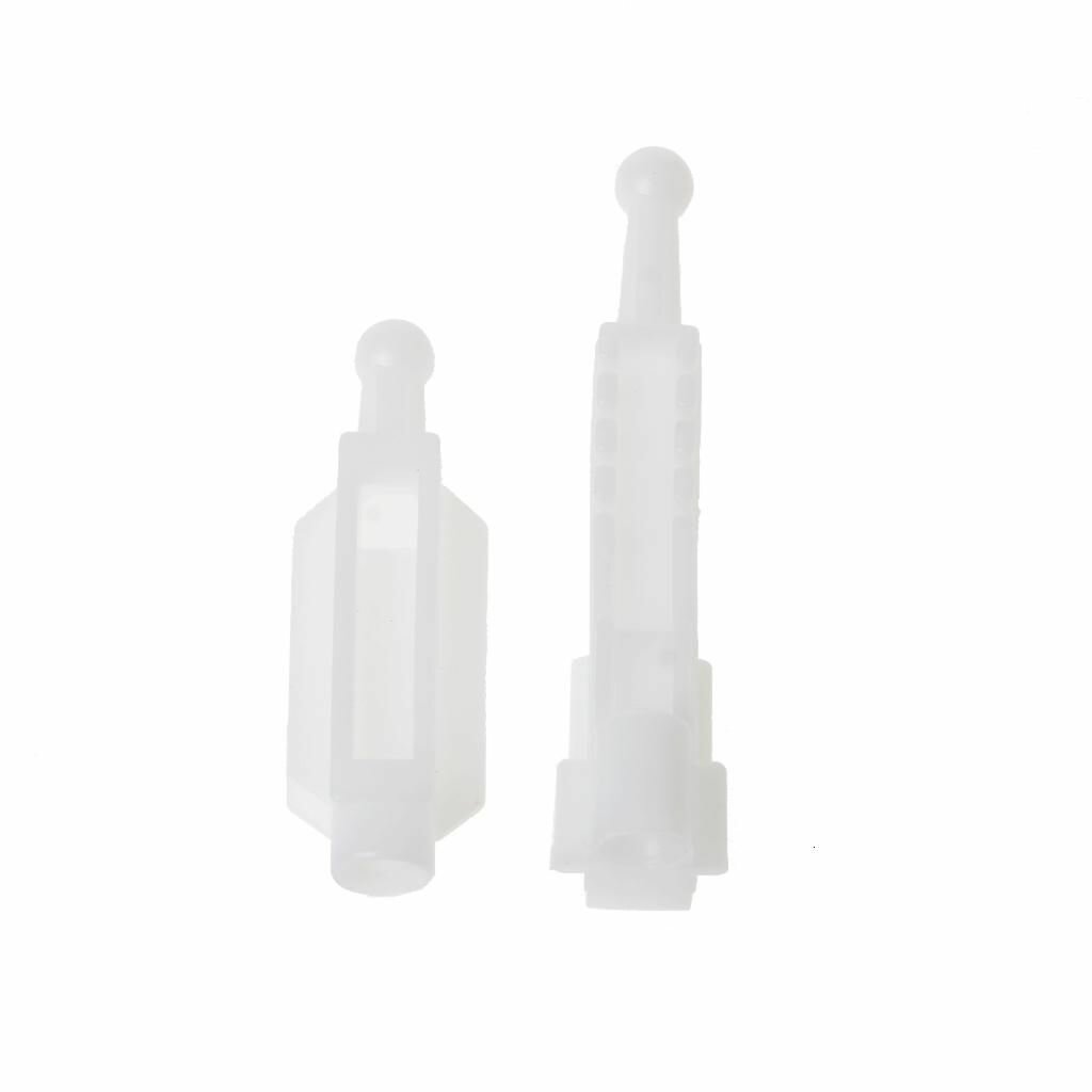 Крепление регулятора фары для BMW 5 серии E39 (1995-2000) 63120027924, 2 шт, белый, короткий 59.5, длинный 79.5