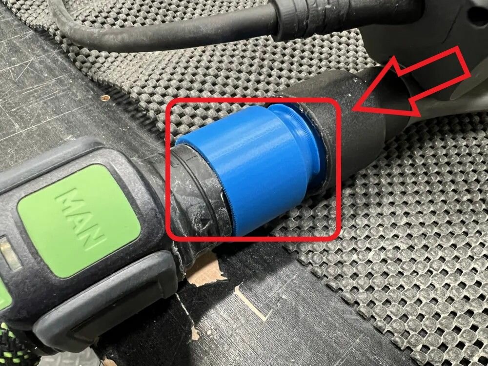 Адаптер шлифмашинка 3M Xtract к пылесосу Festool