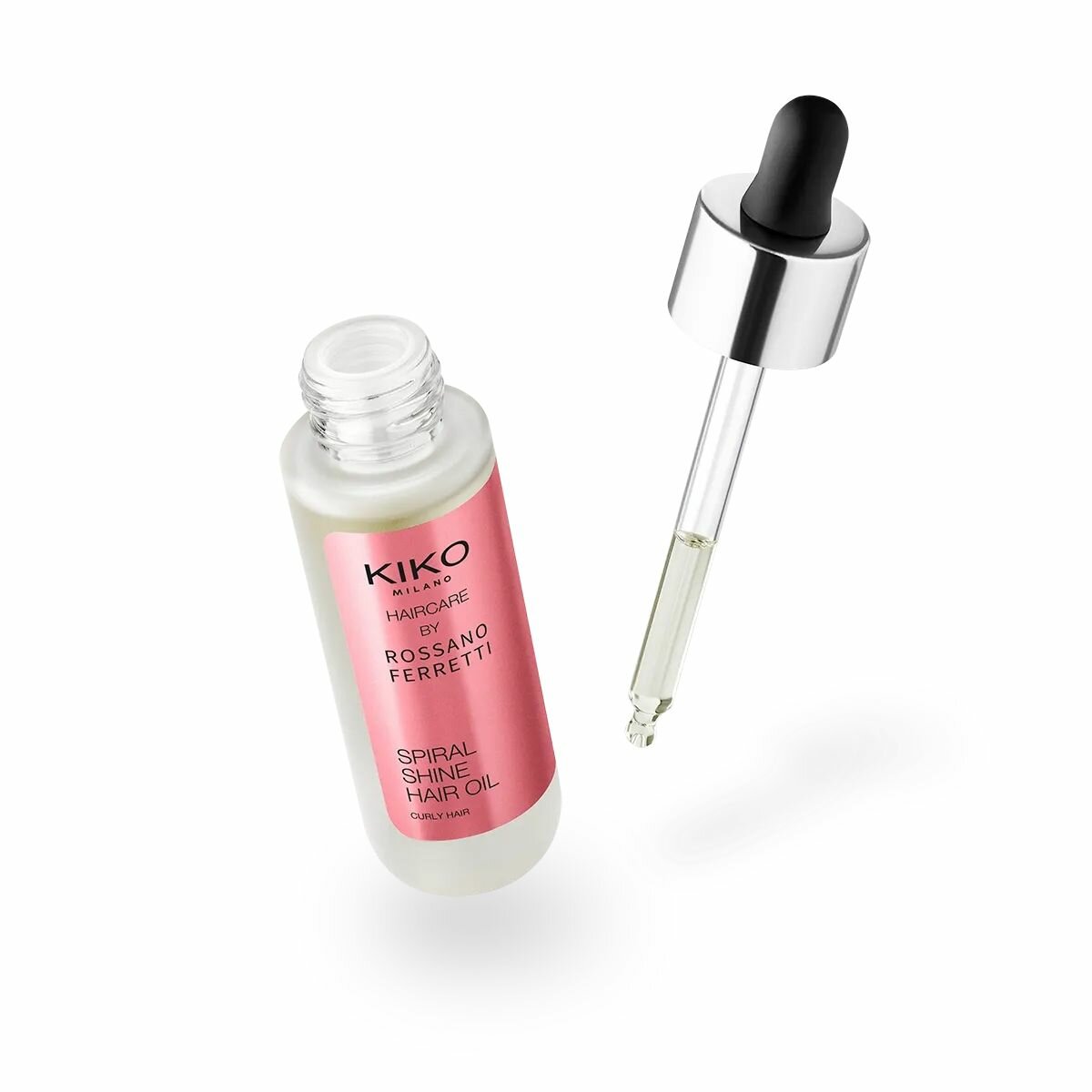 Масло для формирования локонов с эффектом до 72 часов KIKO MILANO spiral shine hair oil, 45 мл